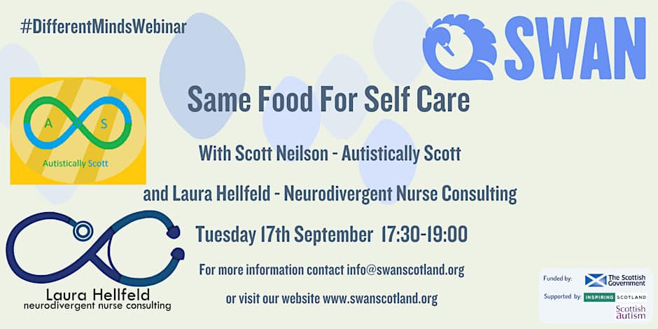 Webinar: Same Food and Self Care with SWAN – Autistically Scott